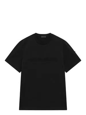 Moncler Cotton Jersey Logo T-shirt - Black