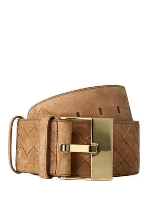Bottega Veneta Large Suede Watch Belt - Multicolor
