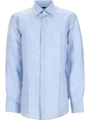 BOSS Camicia In Lino - Multicolor
