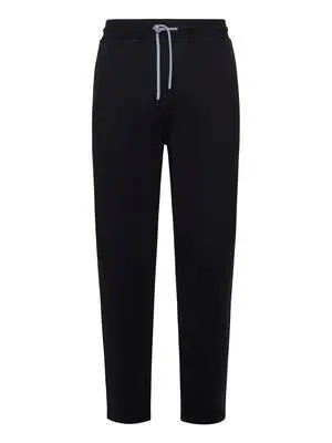 Brunello Cucinelli Trousers In Cotton And Cashmere Blend - Multicolor
