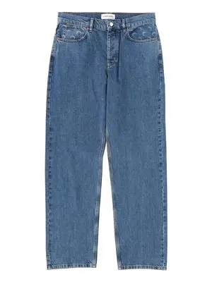 MARINE SERRE Moon Waxed Jeans - Blue