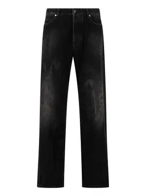 Balenciaga Distressed Jeans - Black