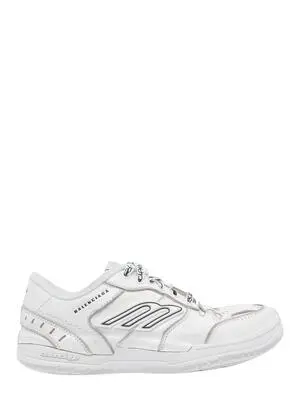 Balenciaga Hamptons Worn-out Sneakers - White