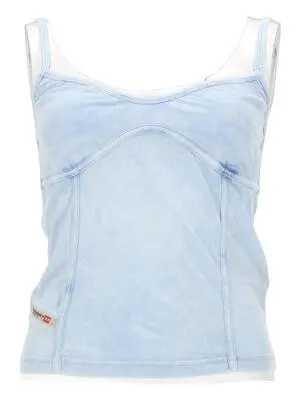 DIESEL® Top T-ony In Denim - Blue