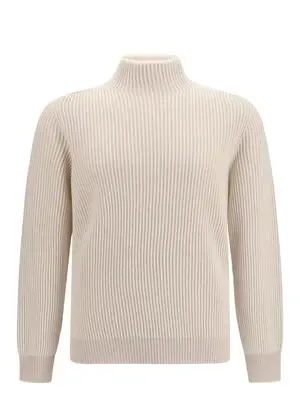 Brunello Cucinelli BRUNELLO CUCINELLI Cashmere Turtleneck Sweater Multicolor