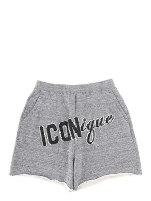 Dsquared2 Iconique Cotton Shorts - Gray