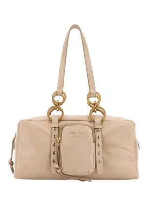 Prada PRADA Leather Handbag Pink