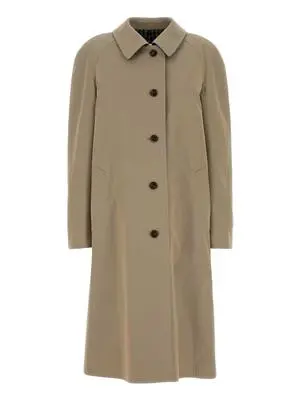 Miu Miu Gabardine Reversible Trench Coat - Brown