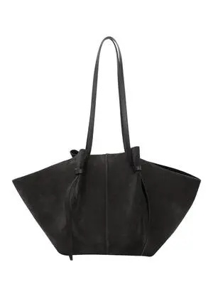 Yuzefi Large Suede Mochi Shoulder Bag - Brown
