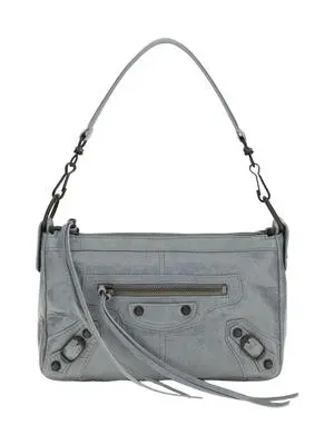 Balenciaga Le City Moto Mini Handbag - Gray