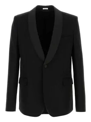 Alexander McQueen Wool Blazer - Black