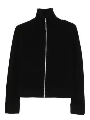 MAISON MARGIELA Ribbed Knit Cardigan - Black