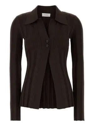 Sportmax Stretch Viscose Blend Albio1234 Cardigan - Brown