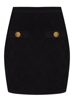 Balmain BALMAIN Quilted Mini Skirt Multicolor