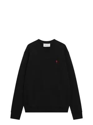 AMI Paris De Coeur Sweatshirt - Black