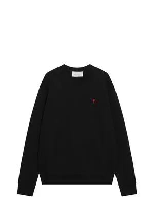 AMI Paris De Coeur Sweatshirt - Black