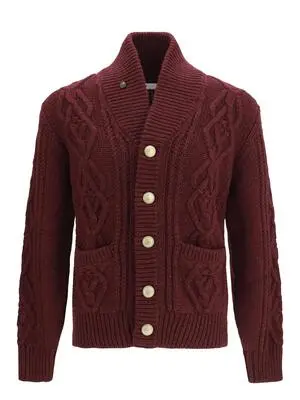 Brunello Cucinelli Cable-knit Cashmere Cardigan - Multicolor