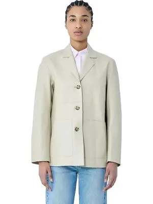 TOTEME Clean Leather Blazer - Multicolor