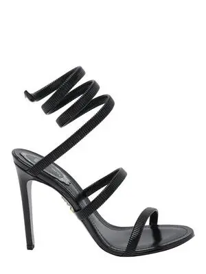 Rene Caovilla Juniper Pump Sandals - Black