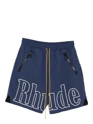 Rhude Track And Running Shorts - Blue