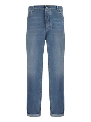 Brunello Cucinelli Straight Jeans - Blue