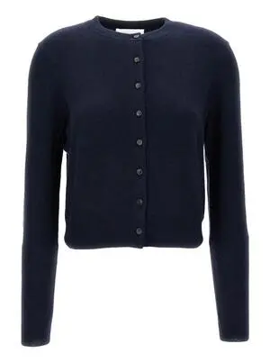 LISA YANG Virgin Wool Knitwear Cardigan - Blue
