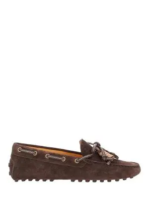 TOD'S Mocassino In Suede - Brown
