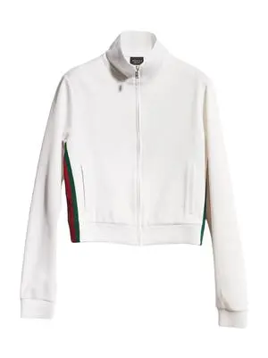 Gucci Web Detail Sweatshirt - Multicolor