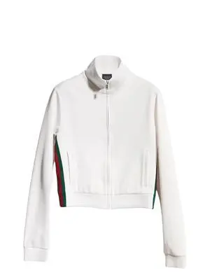 Gucci Web Detail Sweatshirt - Multicolor