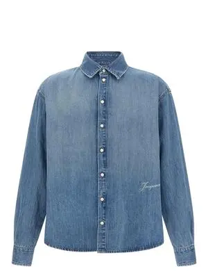 Jacquemus La Chemise De-nîmes Simon' Shirt - Blue