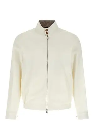 Brunello Cucinelli Techno Cotton Jacket - White