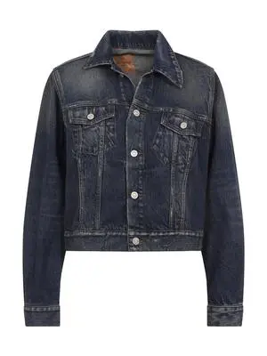 Balenciaga Off-shoulder Jacket - Blue