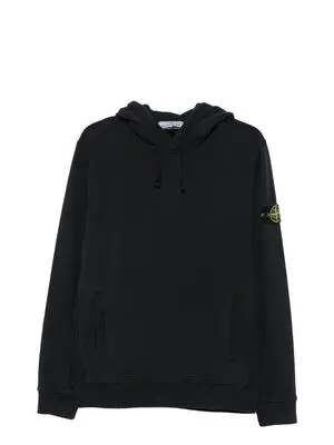 Stone Island Hooded Sweatshirt - Blue