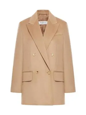 Max Mara Olimpia Jacket In Camel Sable - Brown