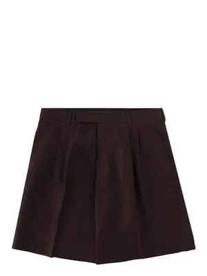 Paul Smith Linen Shorts - Brown