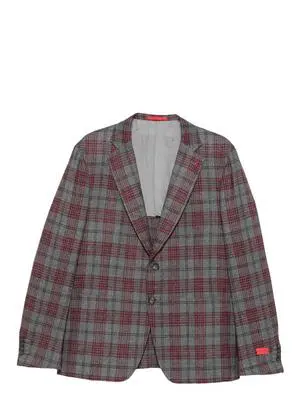 Isaia Isaia Grey Jackets - Blazers Men Gray