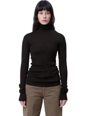 Phoebe Philo Fine Rib Sweater - Green