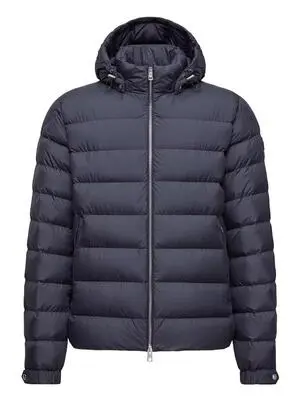 Moncler Arneb Short Hooded Down Jacket - Blue