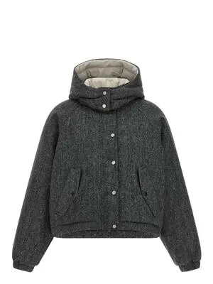 Brunello Cucinelli Wool Down Jacket - Multicolor