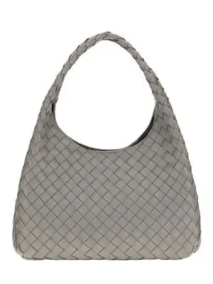 Bottega Veneta Campana Shoulder Bag - Gray