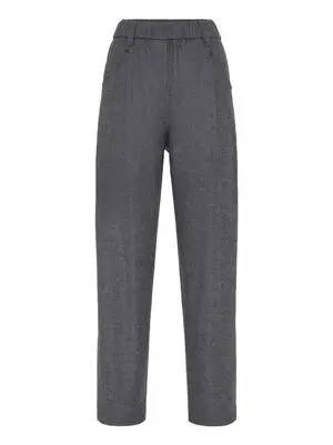 Brunello Cucinelli BRUNELLO CUCINELLI Wool Trousers Multicolor