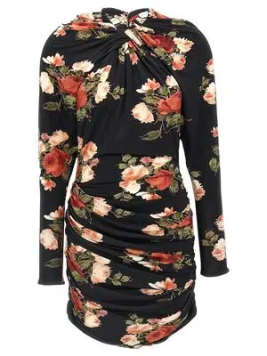 Magda Butrym MAGDA BUTRYM Floral Print Long Sleeve Dress Multicolor