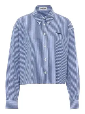 Miu Miu Micro Shirt - Blue