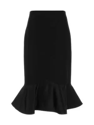 Fendi Wool Skirt - Black
