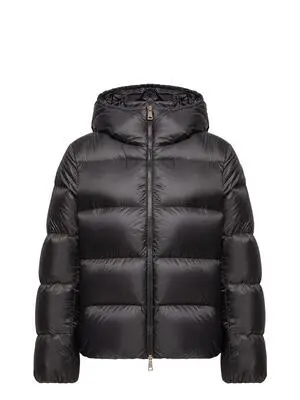Moncler Feligule Short Down Jacket With Hood - Black