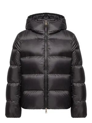 Moncler Feligule Hooded Short Down Jacket - Black