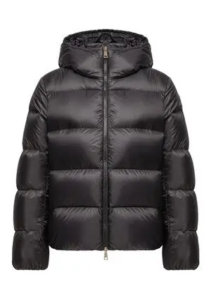 Moncler Feligule Hooded Short Down Jacket - Black