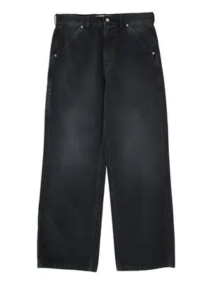 Marni Logo Applique Jeans - Black