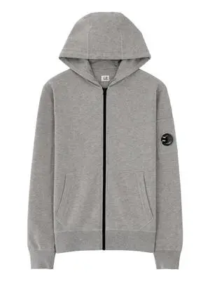 C.P. COMPANY Felpa Con Cappuccio - Gray