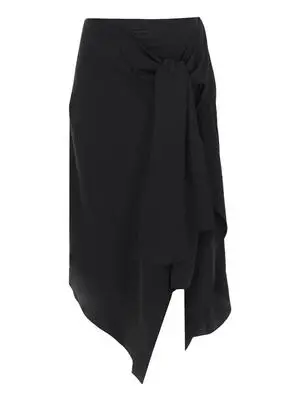 DIESEL® O-tali Midi Skirt - Black